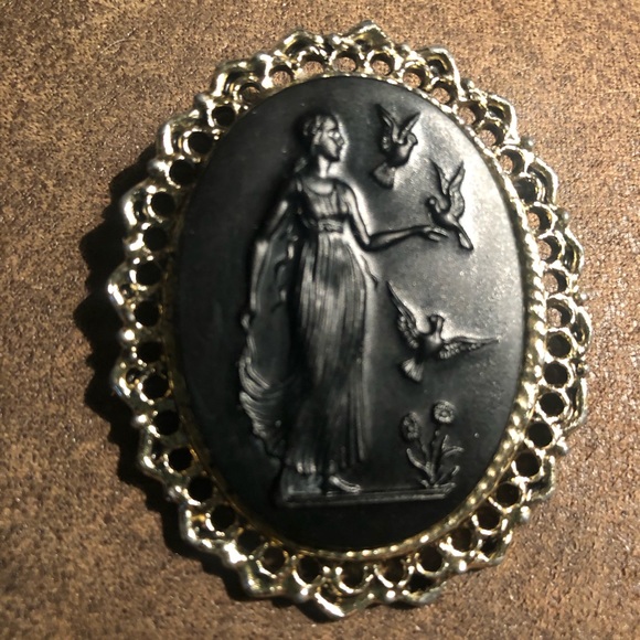 Vintage | Jewelry | Vintage Victorian Mourning Brooch | Poshmark